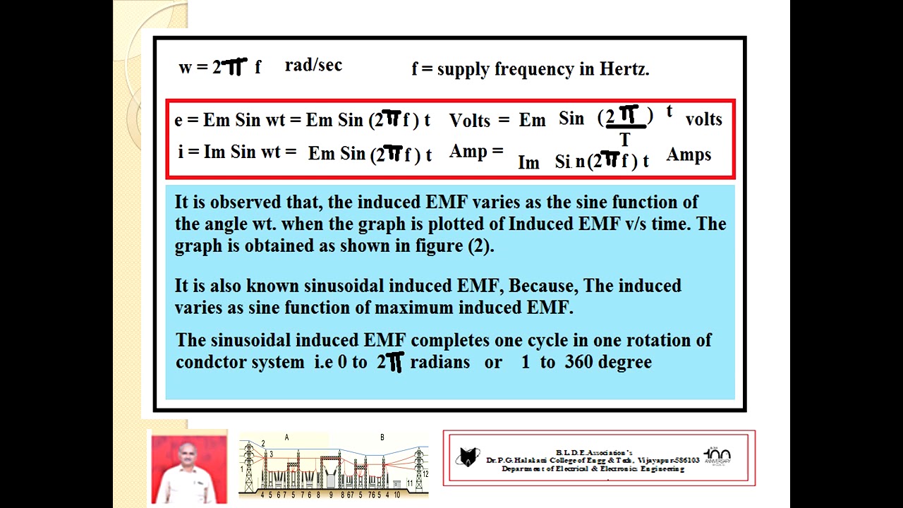 2021 BEE Module 1b expression of induced EMF - YouTube