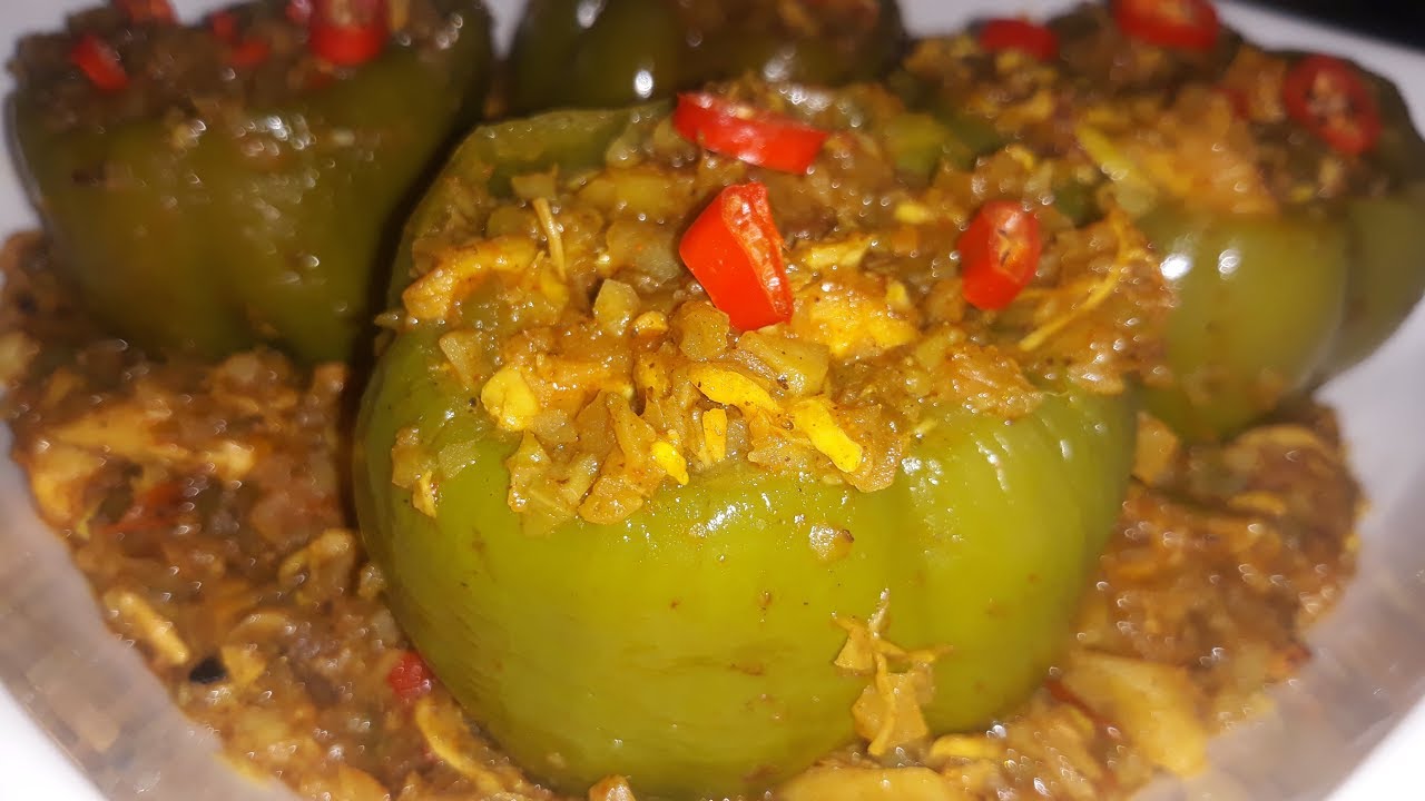 Stuffed capsicums recipe | Stuffed shimla mirch by HOT - YouTube