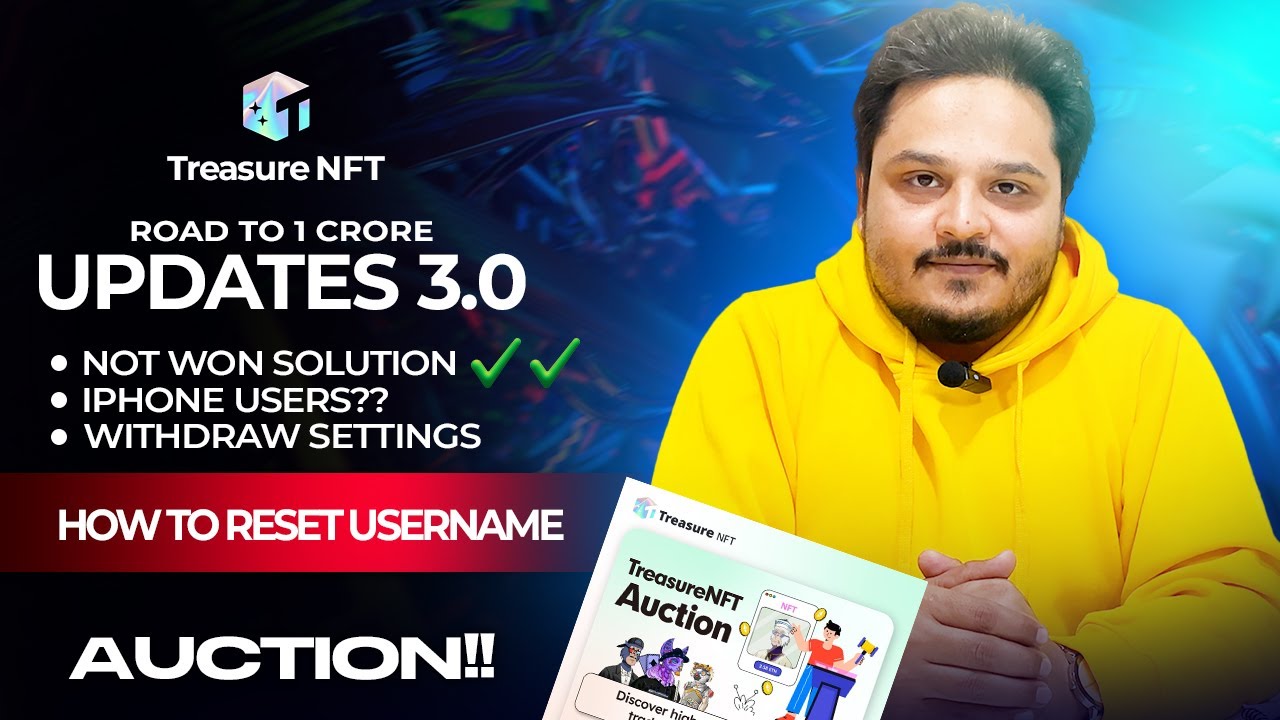 Treasure NFT Updates || Not Won Solution || Auction Coming Soon - YouTube