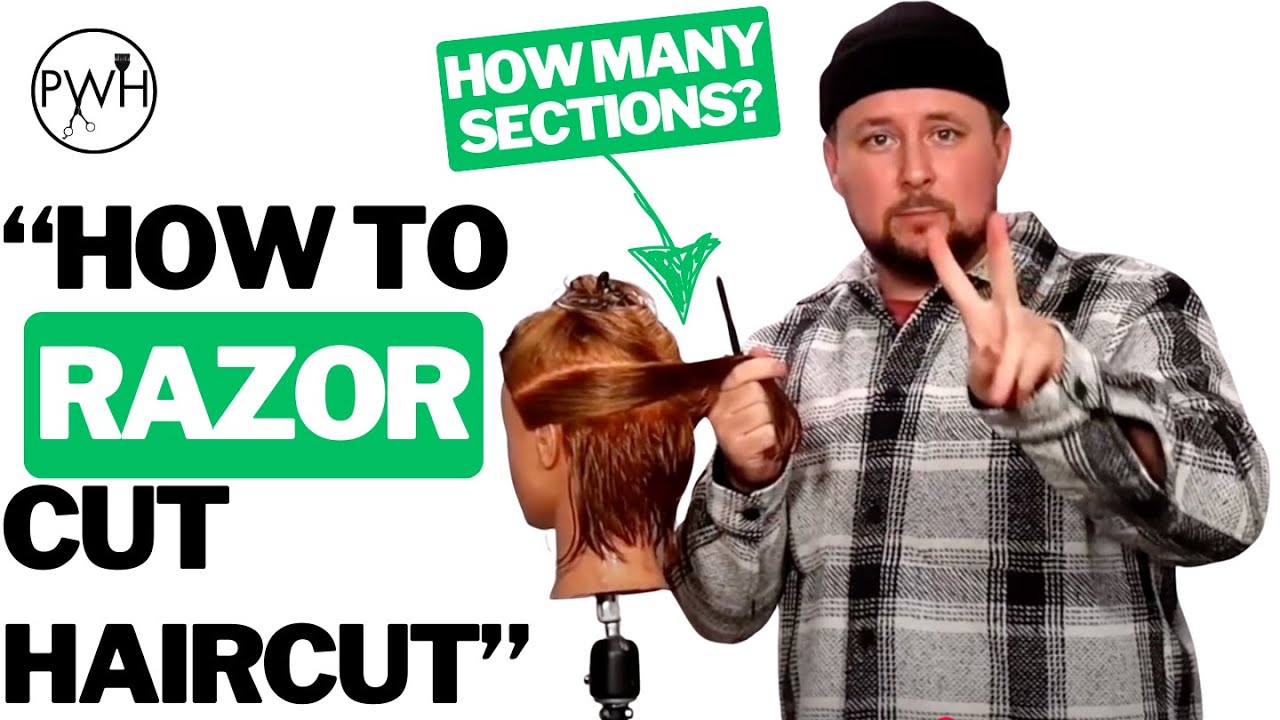 RAZOR CUT Your Bob Haircut Like a Pro! - YouTube
