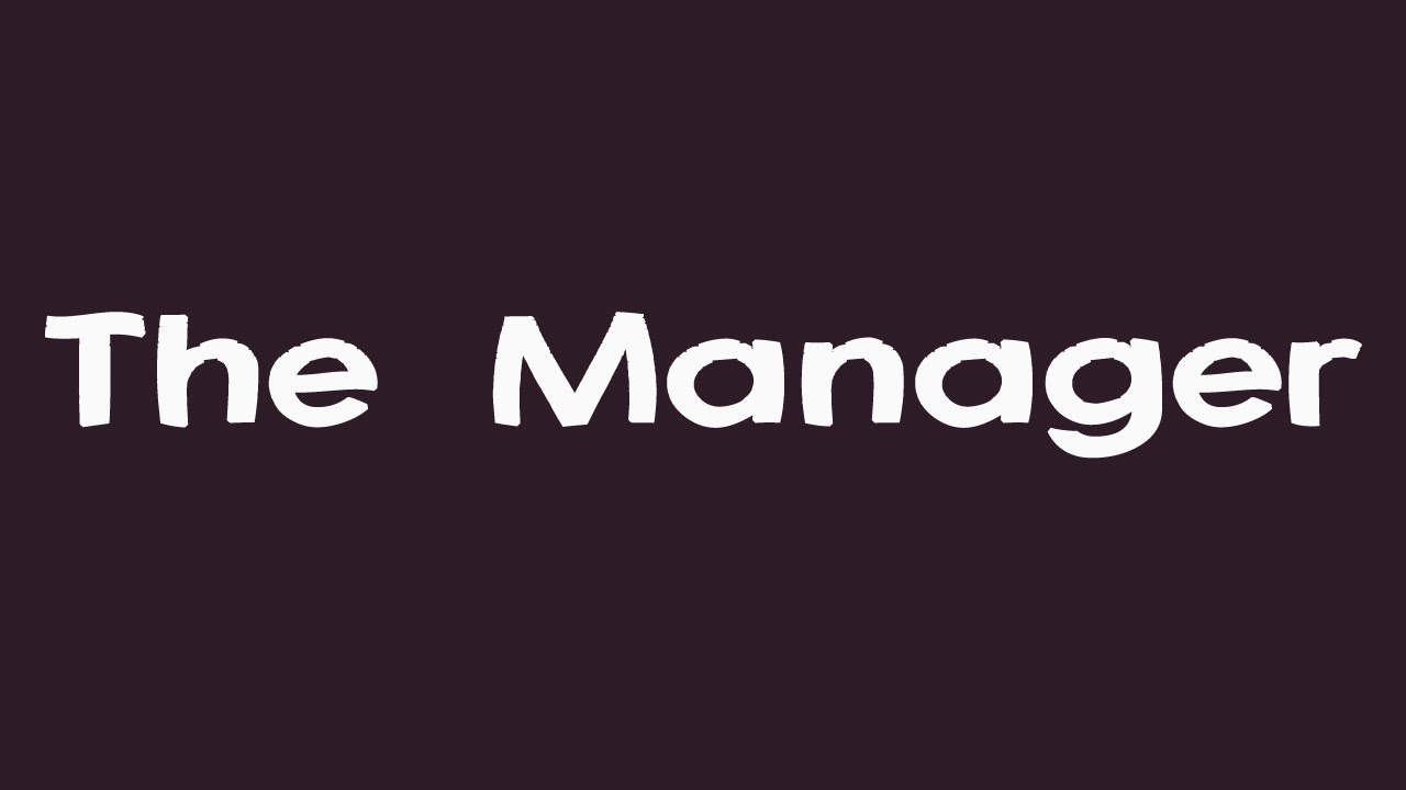 The Manager - YouTube