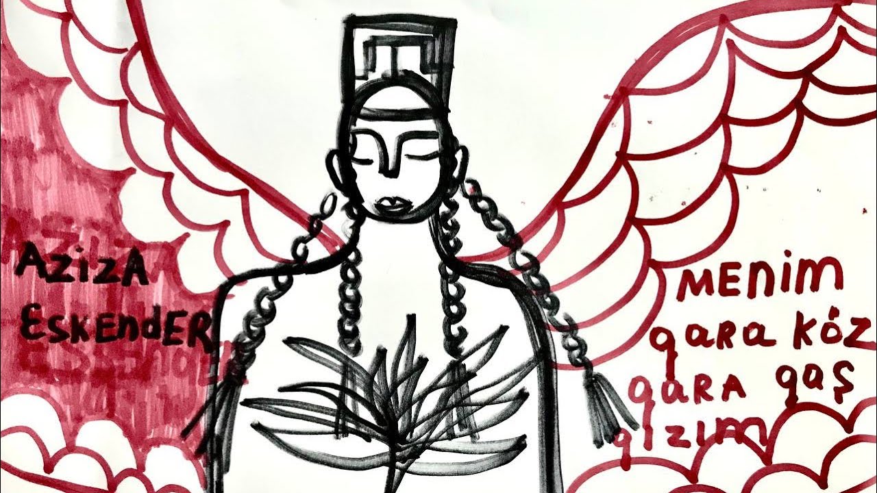 Aziza Eskender —Menim qara köz qara qaş qızım hayırlı geceler - YouTube