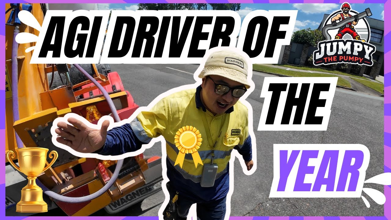 Concrete Pump Chaos! 🚧💦 The Agi Driver of the Year?! - YouTube