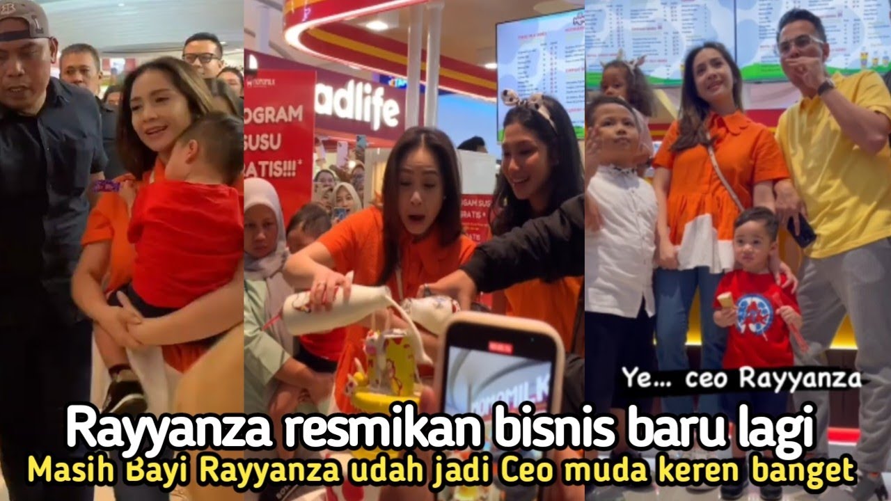 CEO Muda Rayyanza resmikan bisnis baru masih bayi udah jadi Bos Keren ...