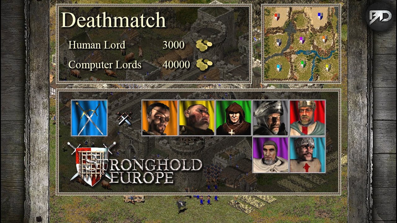 Stronghold Europe - 1 Vs. 7 DeathMatch - YouTube