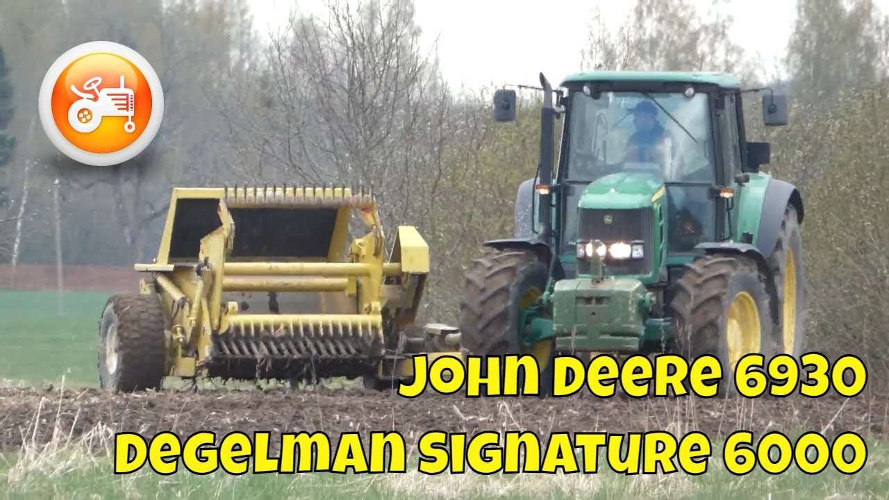 Stone Collecting 2023 | John Deere 6930 & Degelman Signature 6000 rock ...