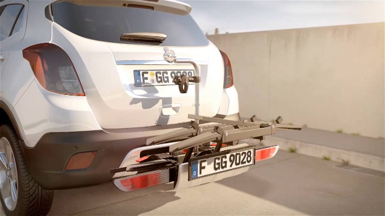 Opel MOKKA con sistema portabici FLEXFIX - YouTube