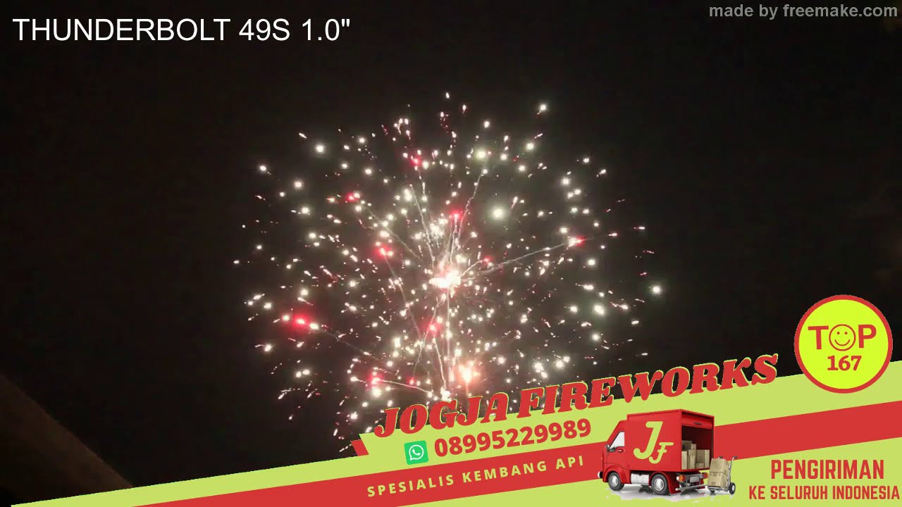 KEMBANG API CAKES THUNDERBOLT 49 SHOT 1.0" TOP 167 - YouTube