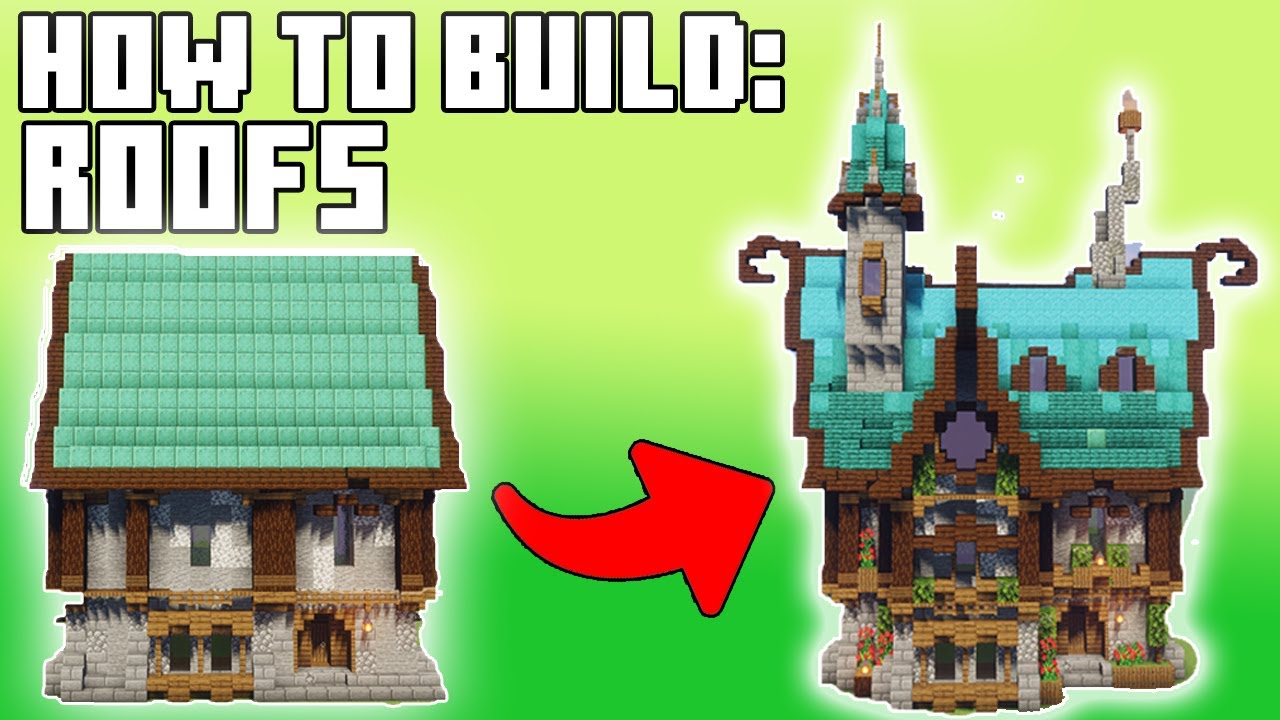 How to Build Roofs in Minecraft!- Builders Academy - YouTube