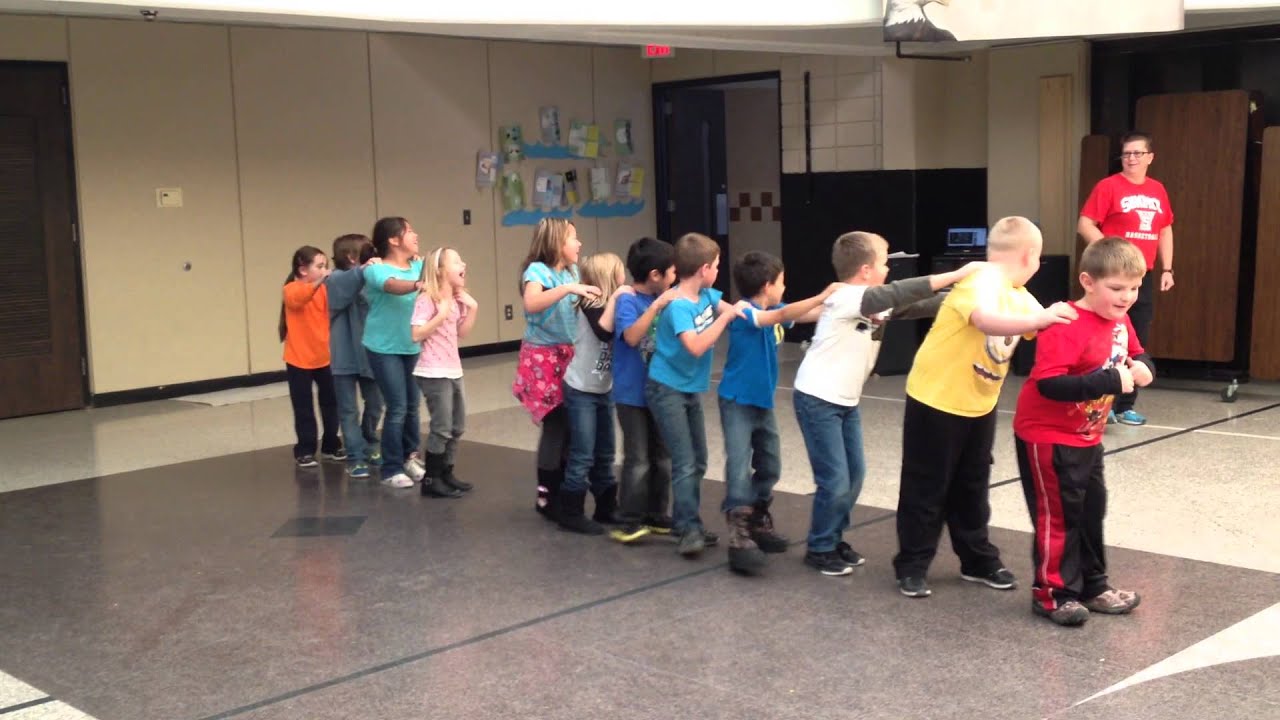 2nd grade dance bunny hop - YouTube