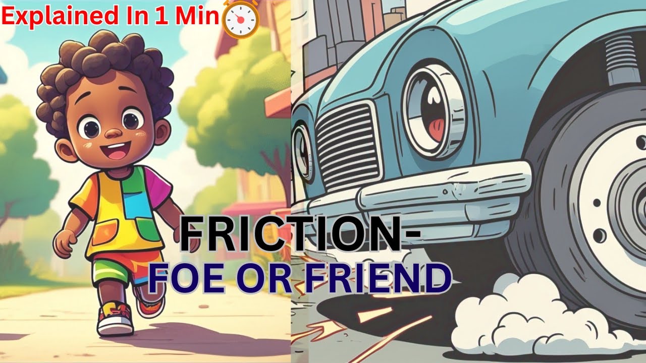 Friction – Friend or Foe? 🤔 Easy explanation in just 1 minute! # ...