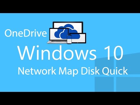 Windows 10 Onedrive Disk Network Map Quickly - YouTube