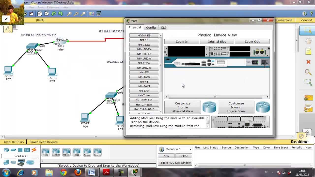الحلقة 9- شرح Cisco Packet tracer routage dynamique (RIP) - YouTube