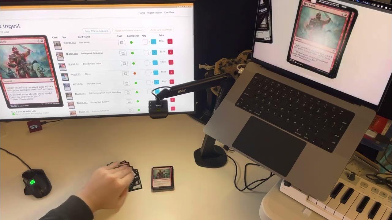MtG Bulk Card Scanner demo v3 - YouTube