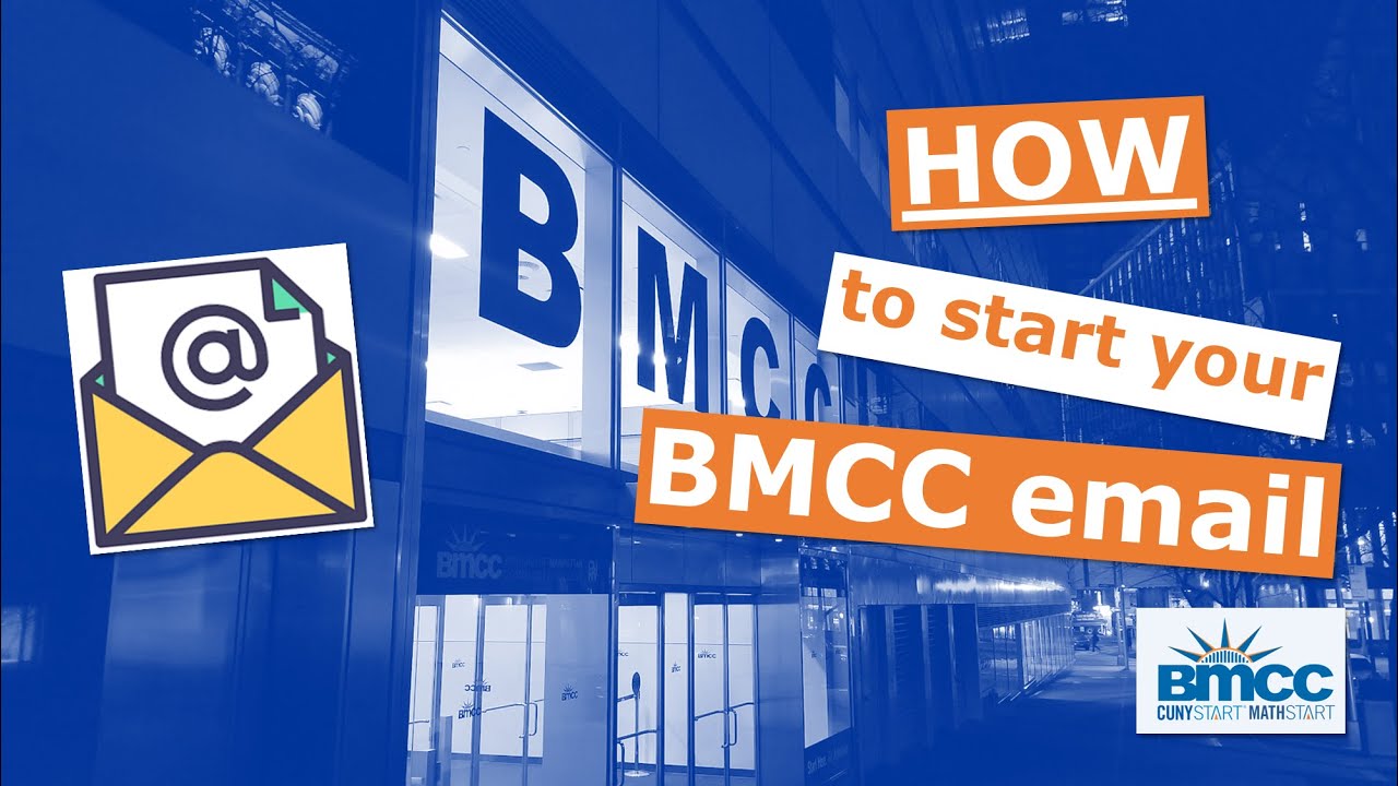 How To Start Your BMCC Email - YouTube
