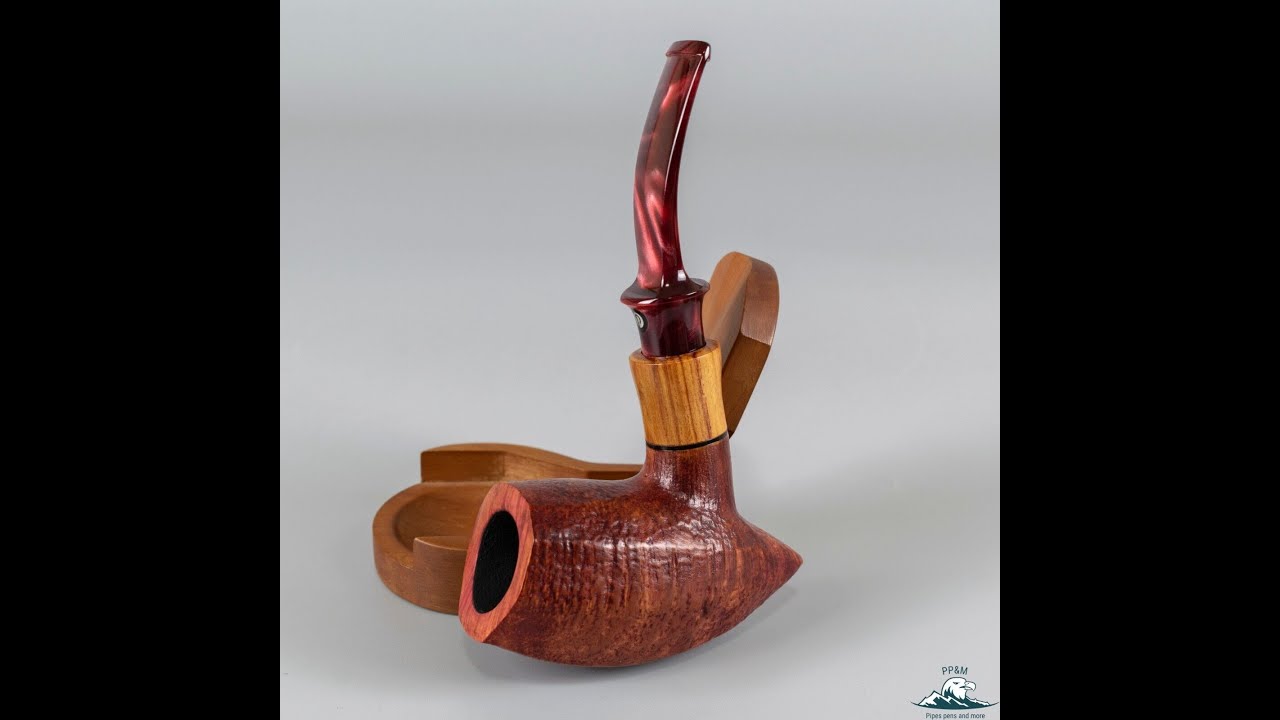 Handmade Joseph Prammer Sandblasted Pickaxe Freehand 9mm - YouTube