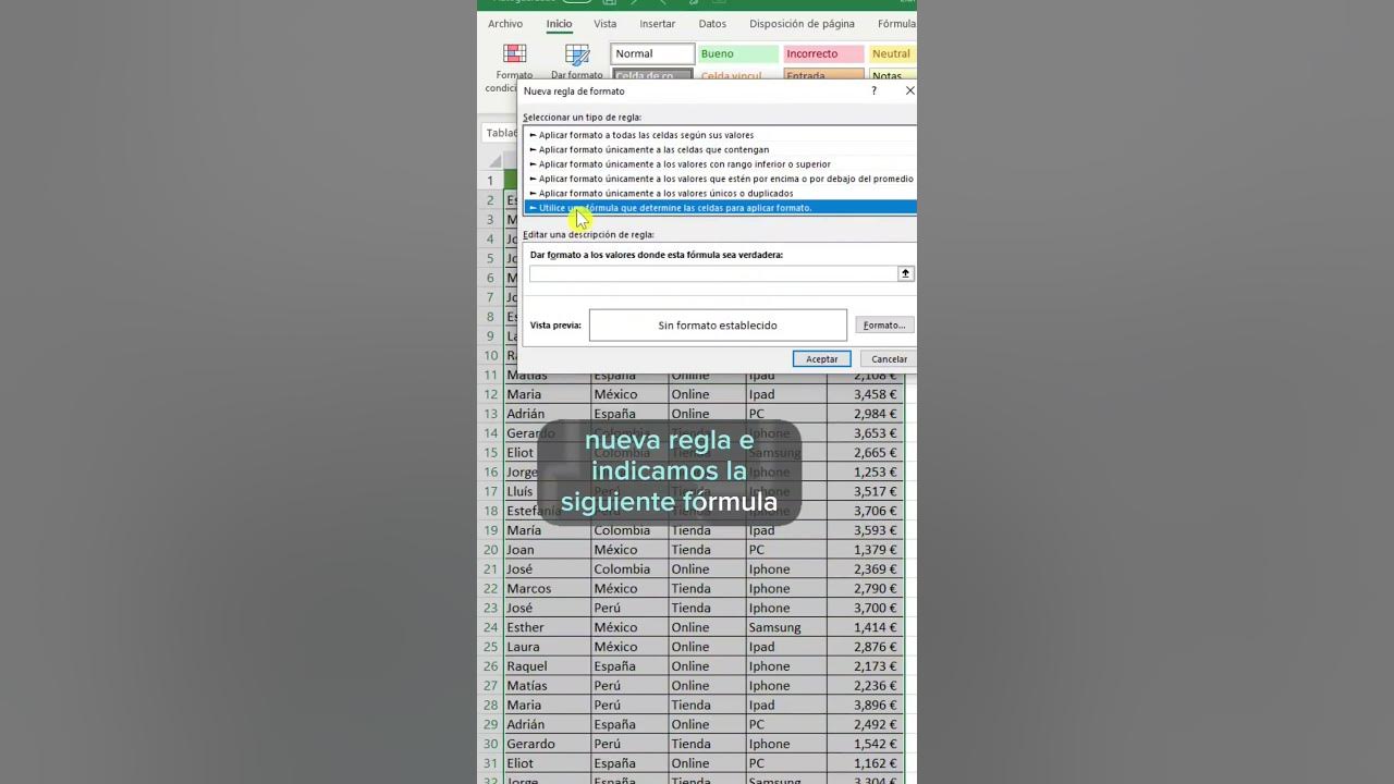 Resaltar Fila En Excel Superexcel Excel Tutorial Youtube