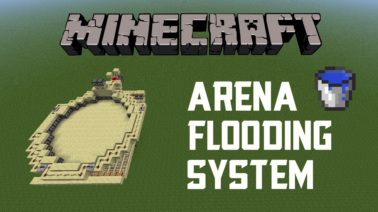 Minecraft Arena Flooding System - YouTube