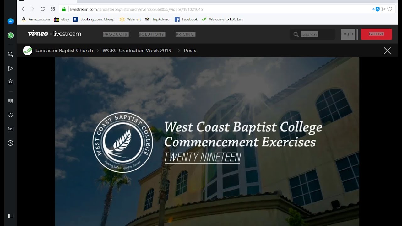 WCBC Commencement 2019 - YouTube