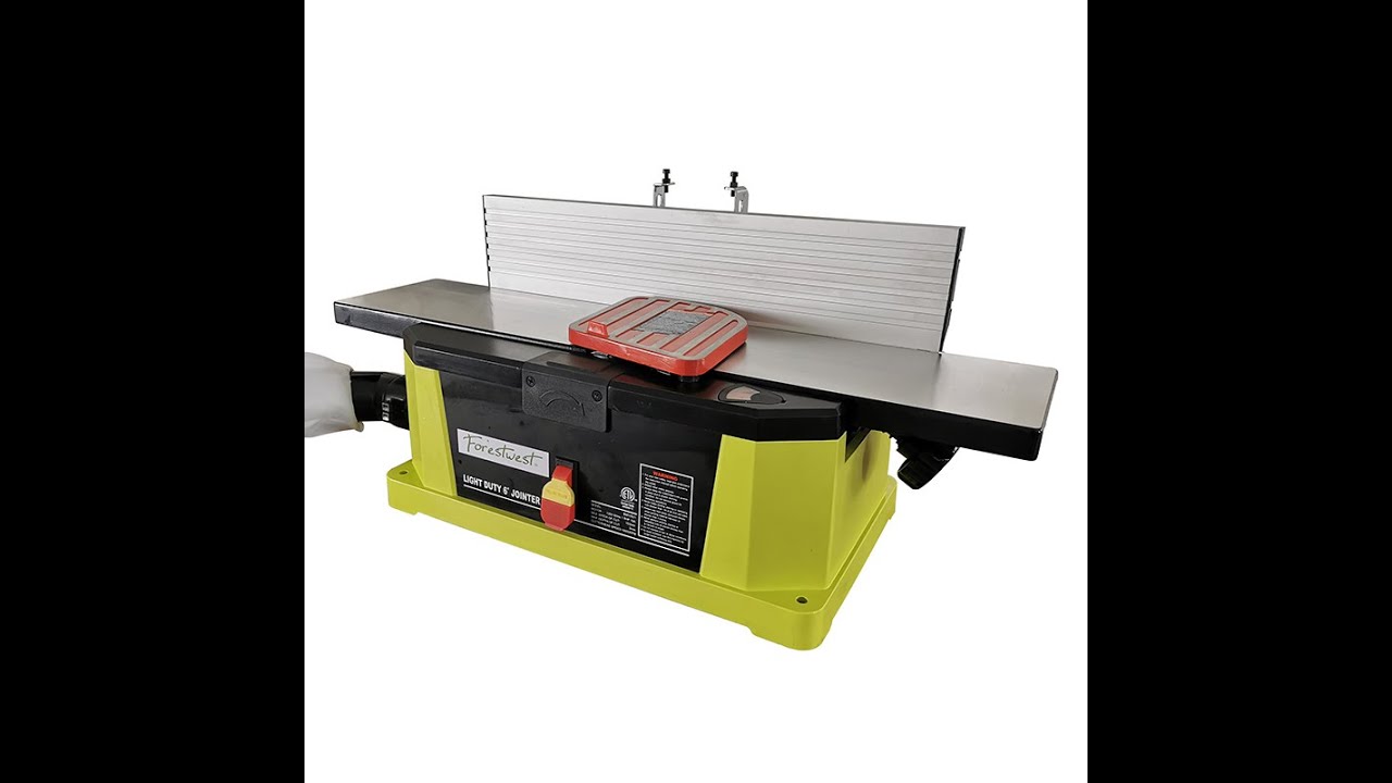 FORESTWEST 6 Inch Benchtop Jointer with Built-in Dust Chute ...