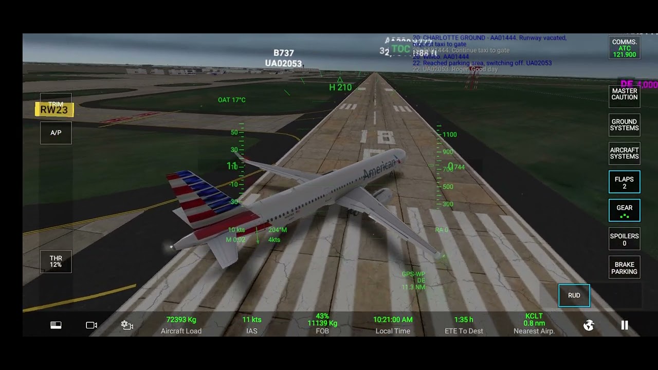 RFS MOBILE CLT-MIA WITH AMERICAN AIRLINES A321NEO - YouTube