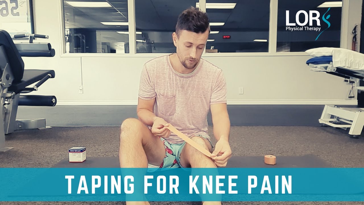 A Fantastic Taping Technique For Knee Pain || Sports Tape - LOR ...