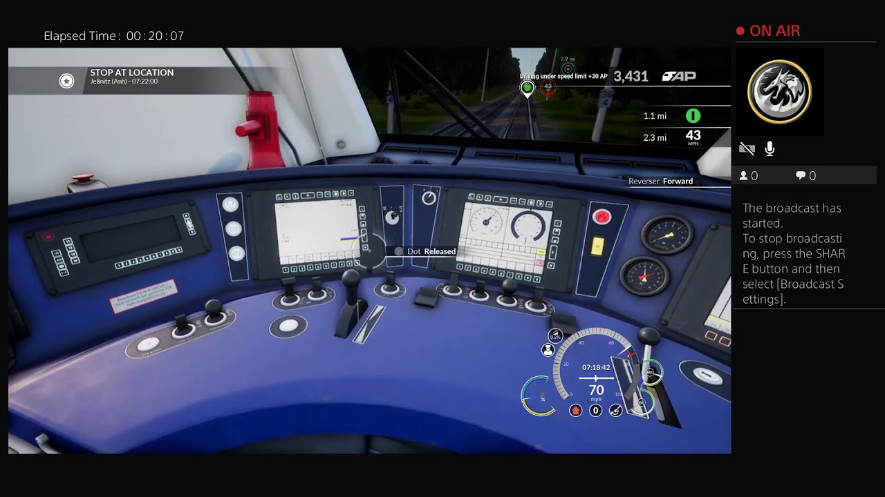 Train simulator German Route - YouTube