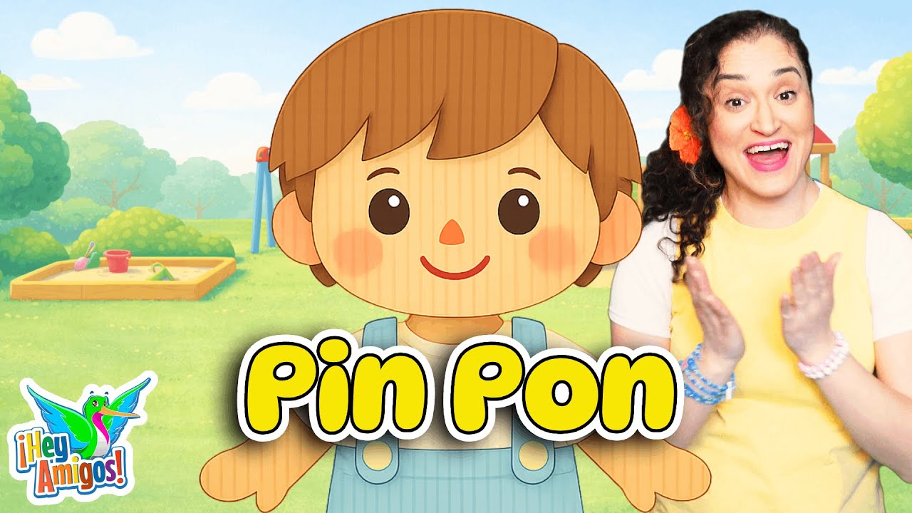 Pin Pon Song for Kids🎶 Fun Spanish Nursery Rhyme for Toddlers ...