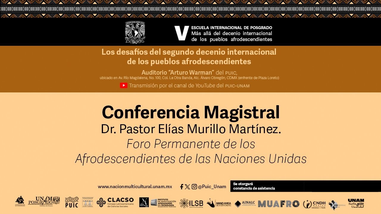 Conferencia Magistral | Dr. Pastor Murillo | Foro de los ...