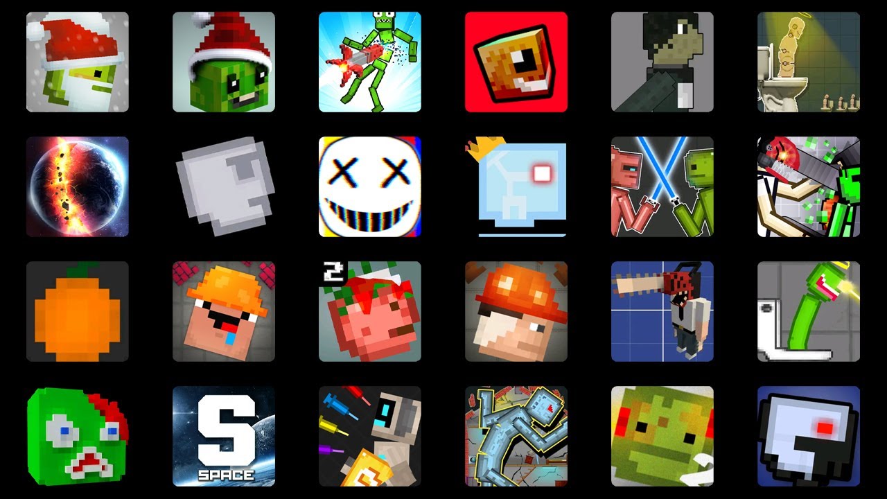 Melon Sandbox, Stickman Playground, Solar Smash, Robot Playground, Room ...