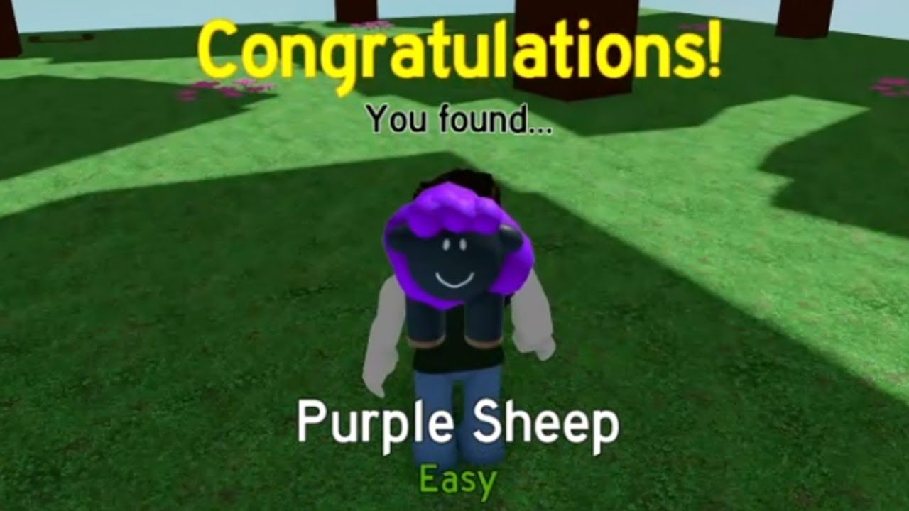 Find the Sheep - Where to Find the Purple Sheep (Roblox) - YouTube