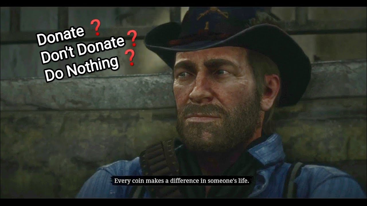 There's a HIDDEN Cutscene If Arthur Don't Donate to The Poor in Help A ...