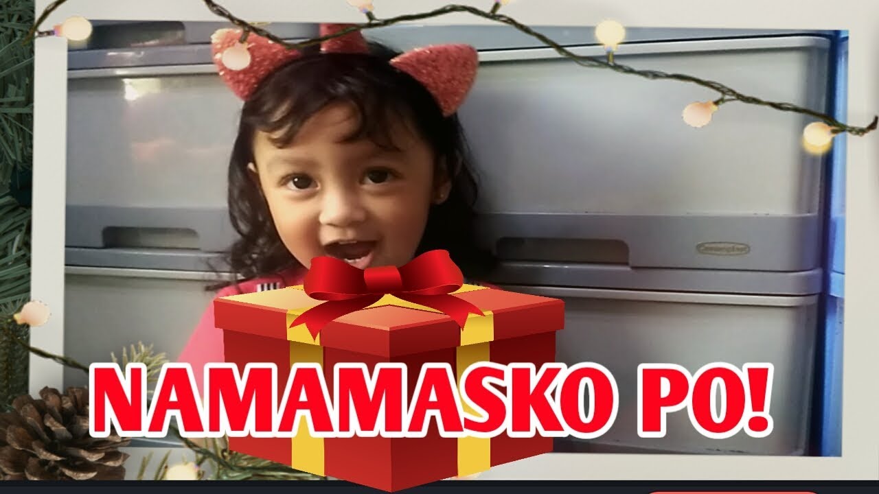 Namamasko Po! |2 year old Zoe sings "We wish you a Merry Christmas ...