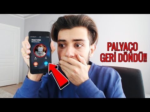 PALYAÇO İT PENNYWİSE BENİ ARADI!! (yardım edin😱)