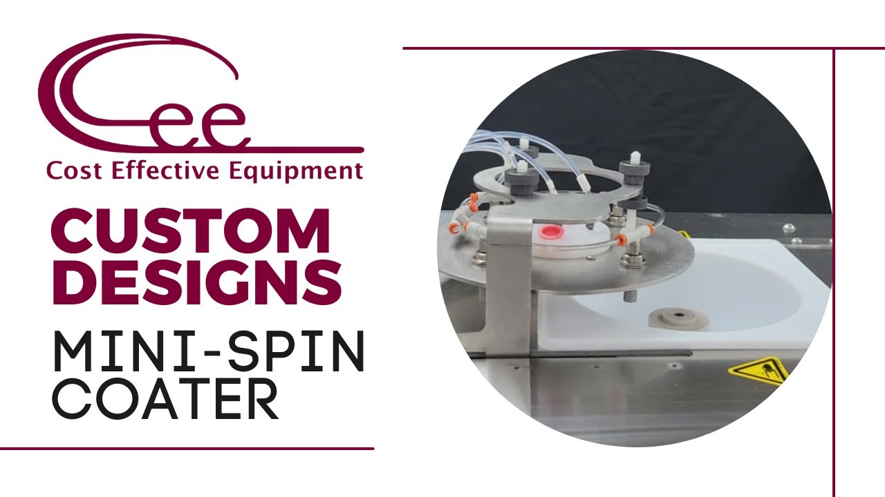Custom Cee® Spin Coater - YouTube