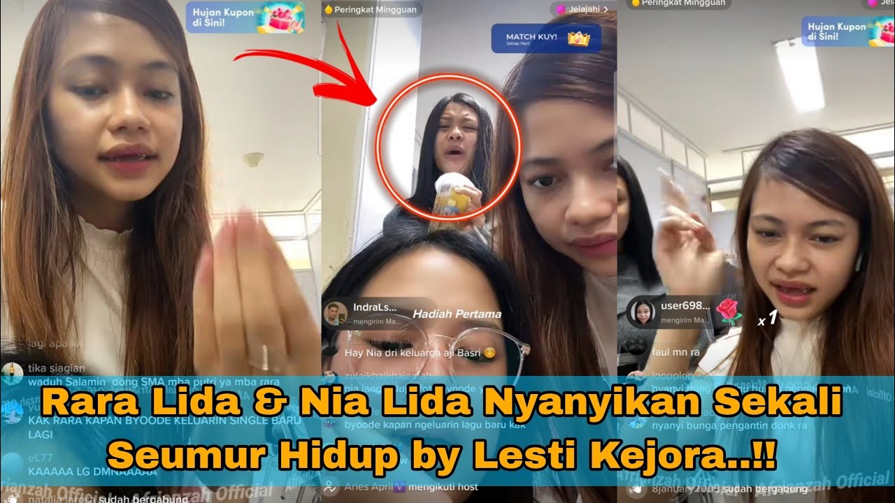 New Full Live [ Part 2 ] Rara Lida Dan Nia Lida Nyanyikan Lagu Lesti ...