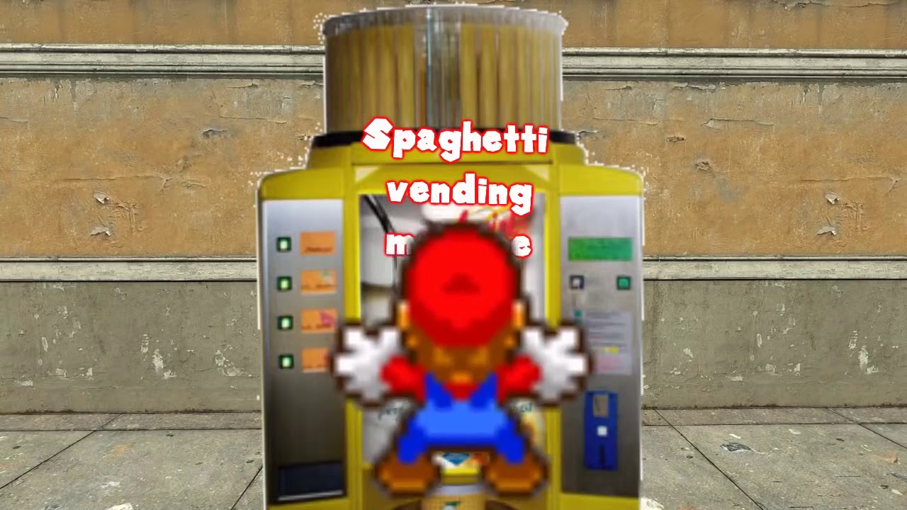 SMG4 Mario Showing His Love to Spaghetti Vending Machine for 10 Hours ...