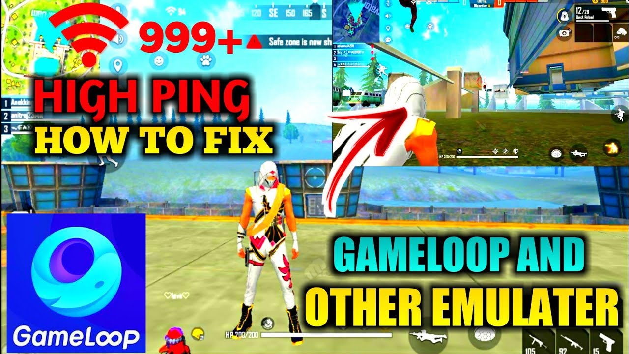 HOW TO FIX HIGH PING FREE FIRE IN GAMELOOP || FREE FIRE HIGH PING IN ...
