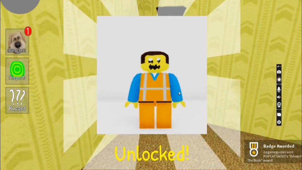 How To Get LEGO EMMET/EDWARD THE BRICK BACKROOMS MORPH In Backrooms ...
