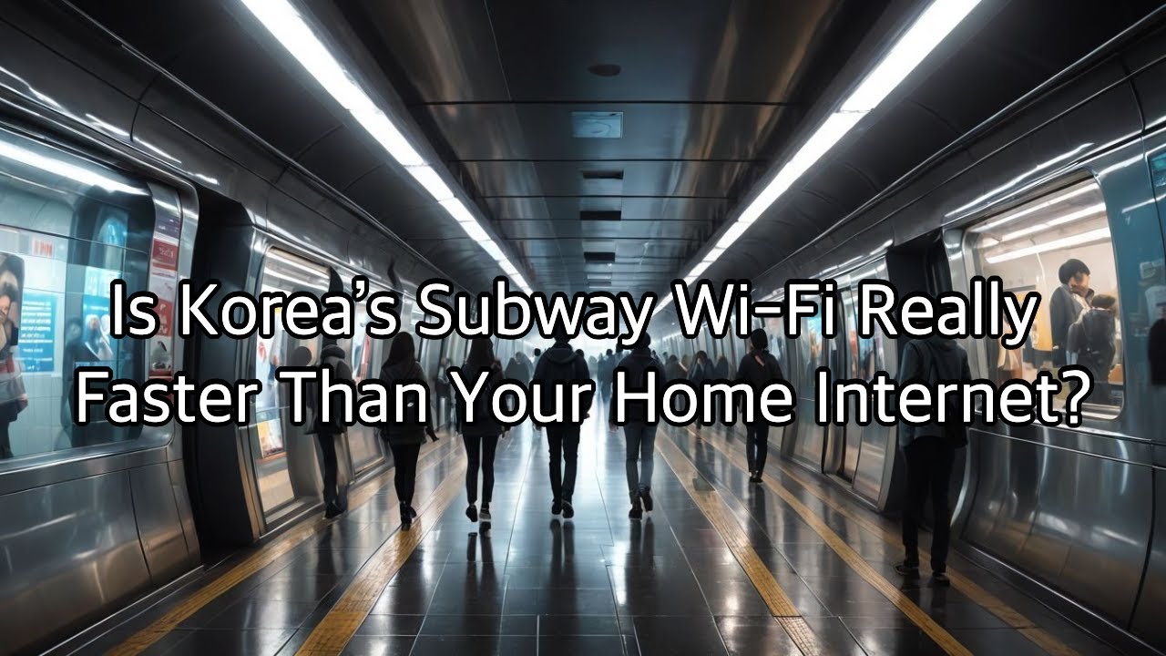 Is Korea’s Subway Wi-Fi Really Faster Than Your Home Internet?#korea # ...