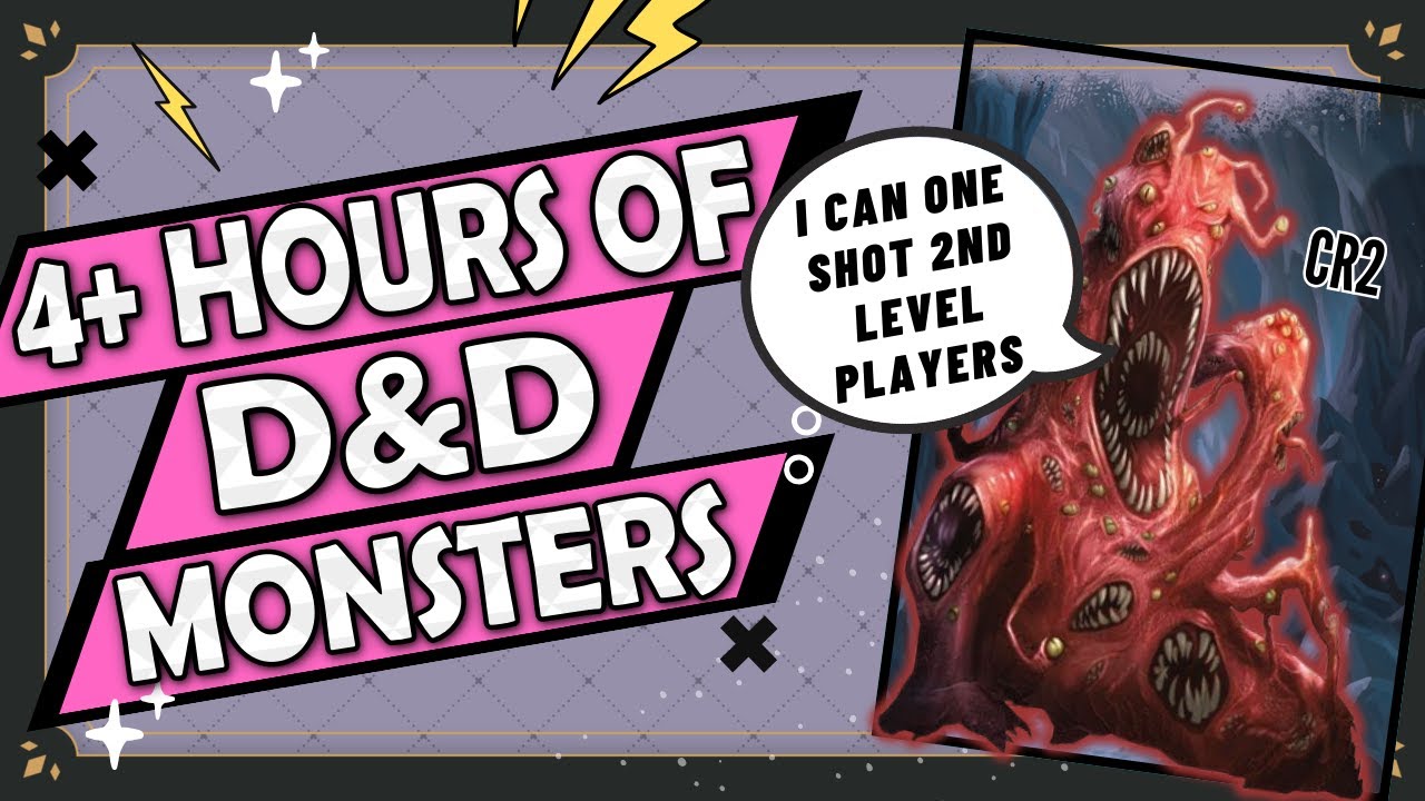 4+ Hours of DnD Monster Facts To Fall Asleep To - YouTube