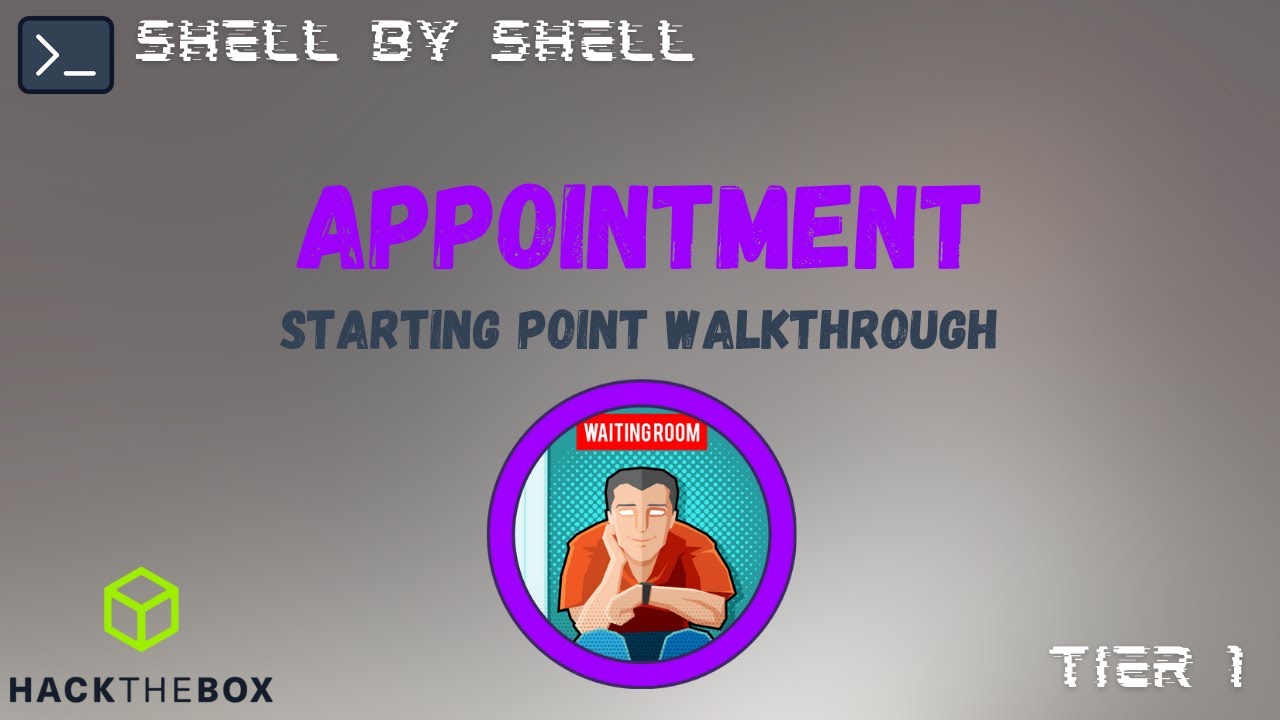 Shell By Shell -- Intro to SQL Injection | Hack The Box "Appointment" Walkthrough for Beginners ...
