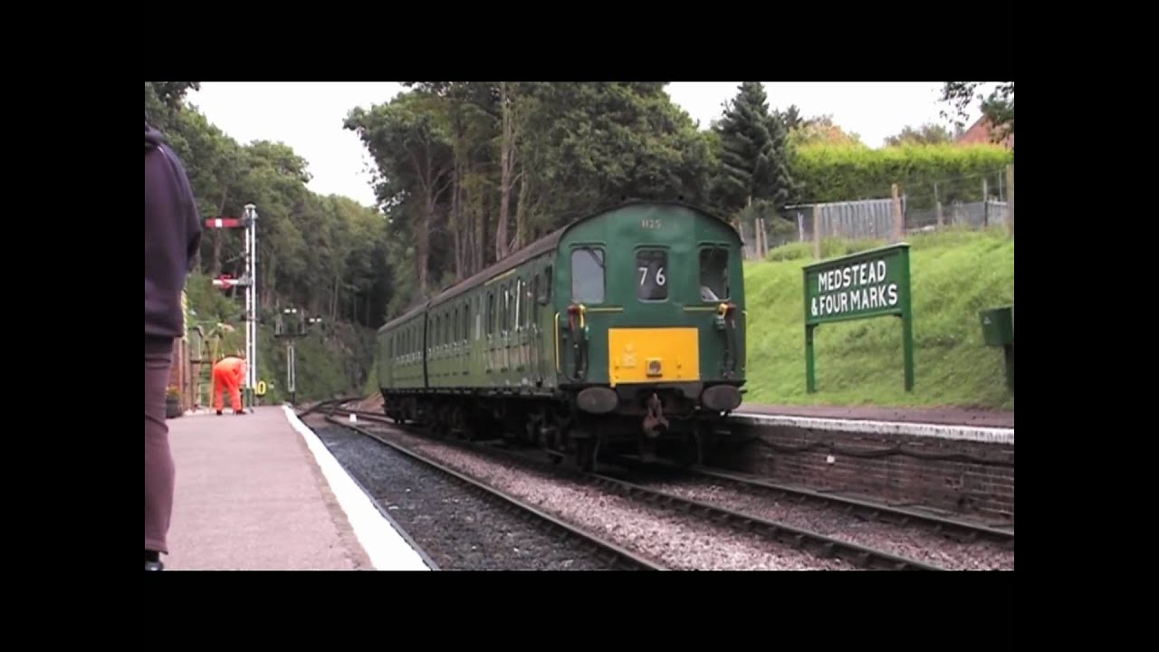Thumper 1125 Hampshire Unit running on the Mid Hants Railway 30 August ...