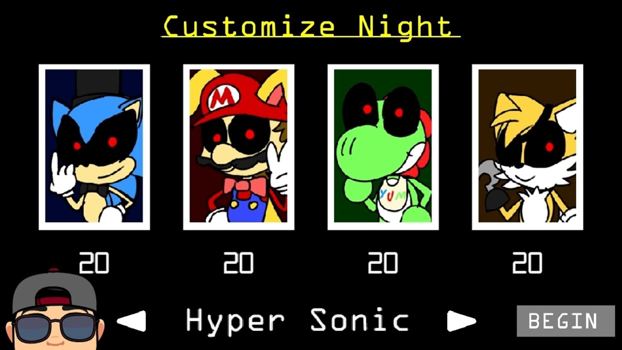 4/20 MODE!!! (HYPER SONIC) | FIVE NIGHTS AT SONIC'S: SIDE STORY | MODO ...