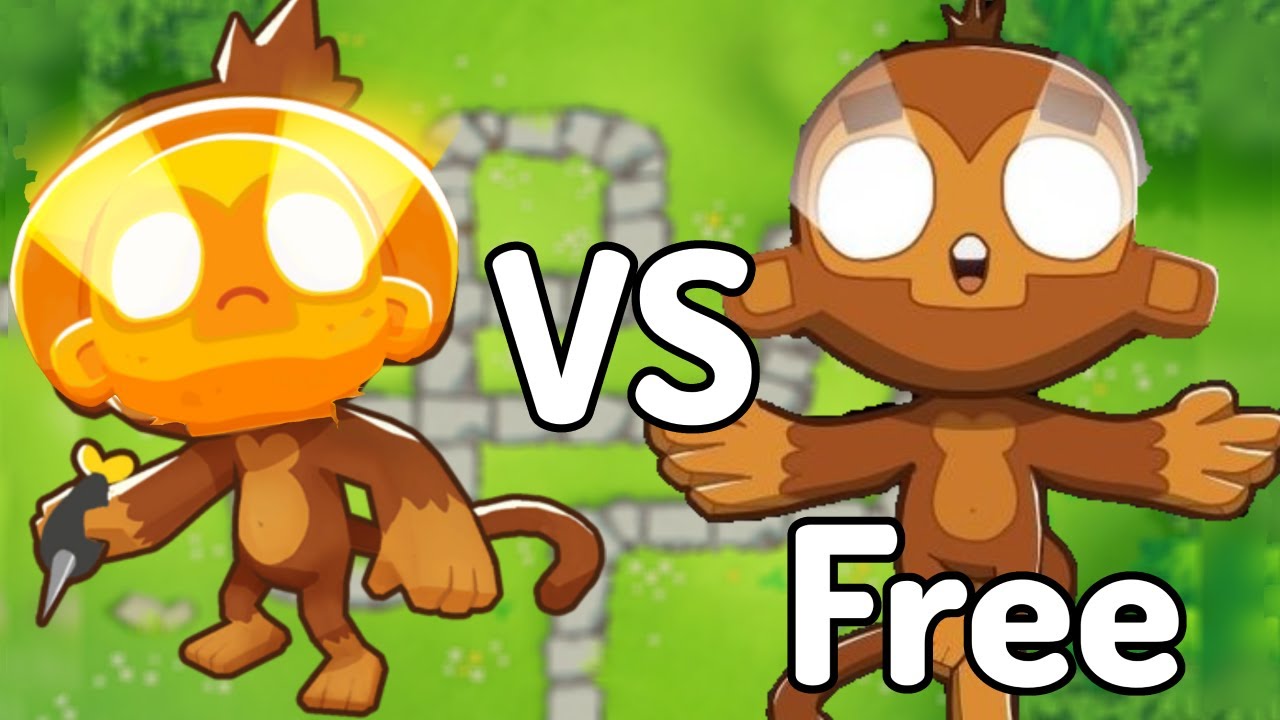 Sun God Dart Monke VS. Free Dart Monke - YouTube