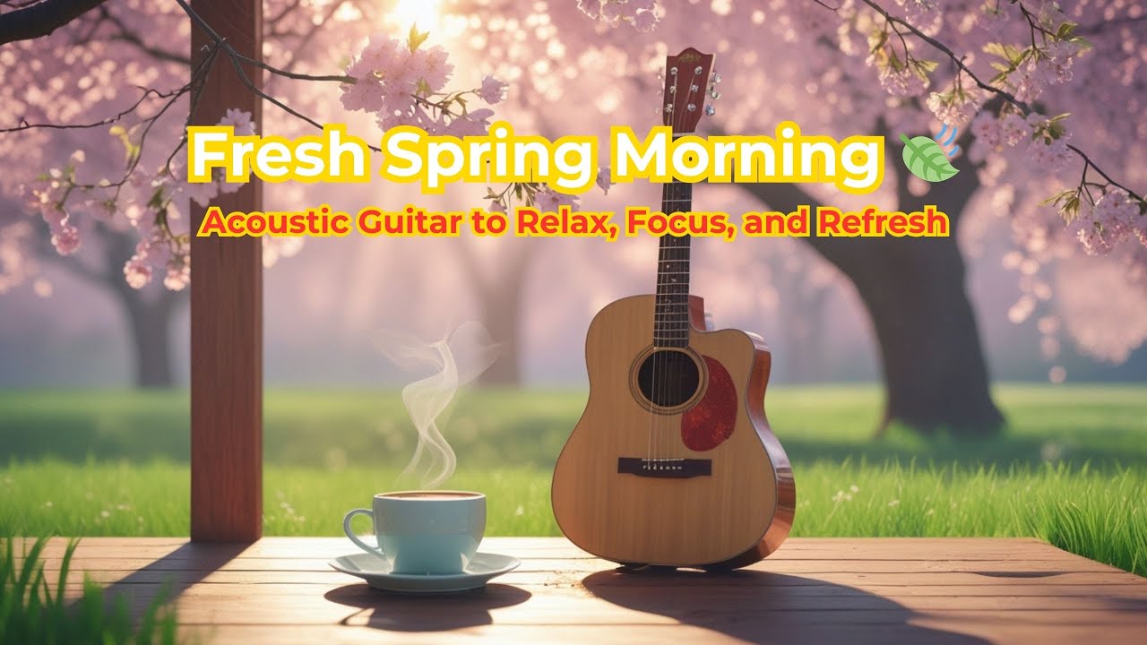 Fresh Spring Morning 🍃 Acoustic Guitar to Relax, Focus, and Refresh ...