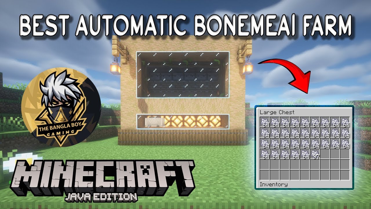 Minecraft: Best AUTOMATIC Bonemeal Farm 1.20! (Survival | Bedrock ...