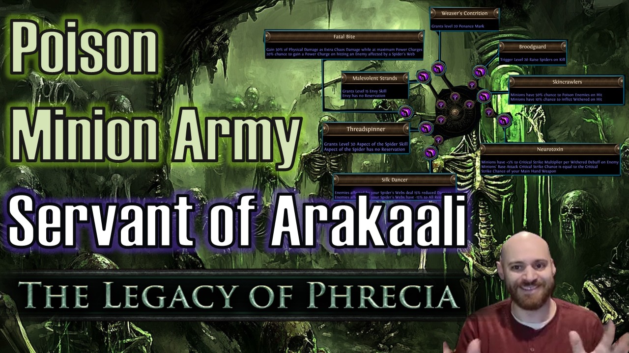 Poison Minion Army Servant of Arakaali [Tanky and Cheap] [POE 1 Phrecia ...