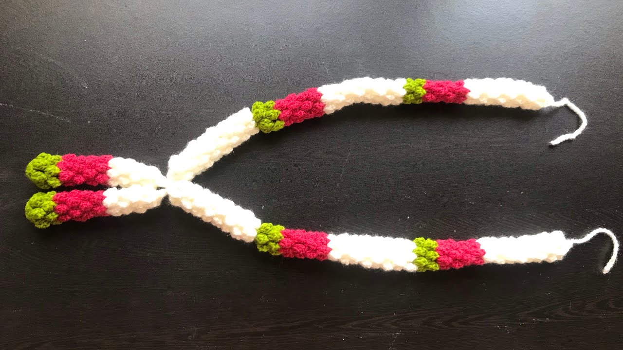 क्रोशाचा हार : How to Crochet a Beautiful Garland for God: Tutorial ...