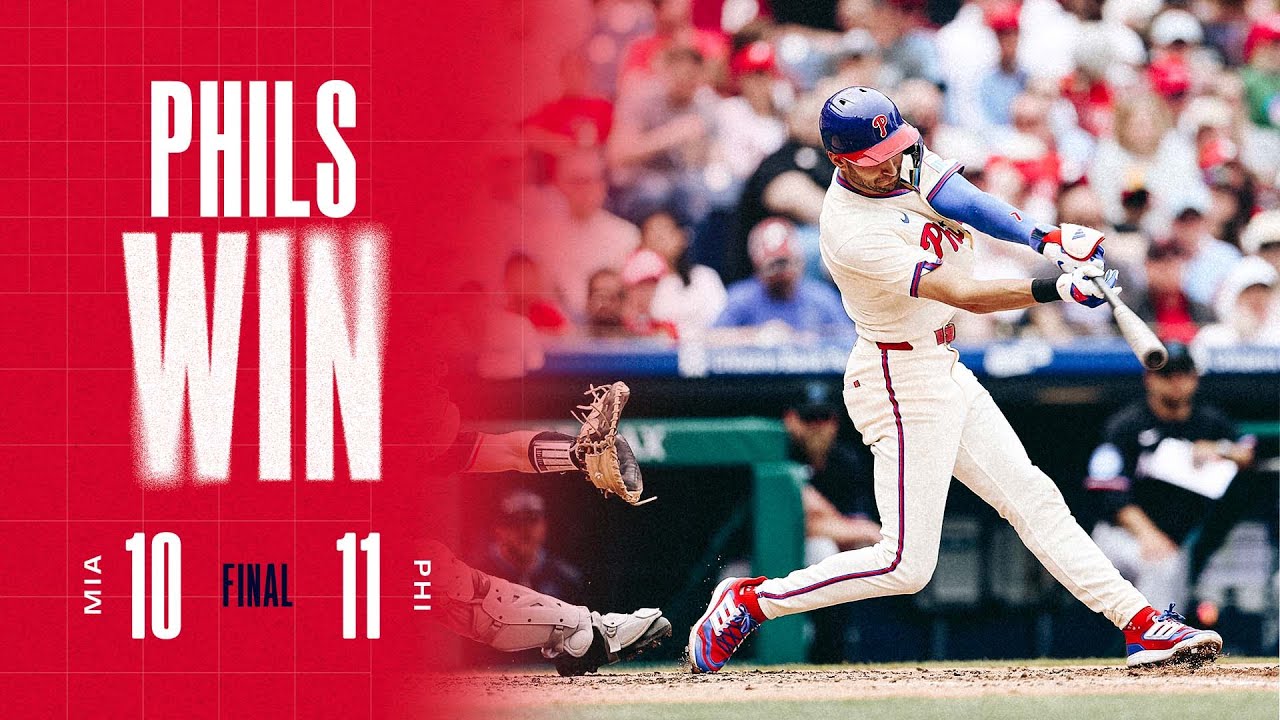 Marlins vs. Phillies Game Highlights (4/19/25) | MLB Highlights - YouTube